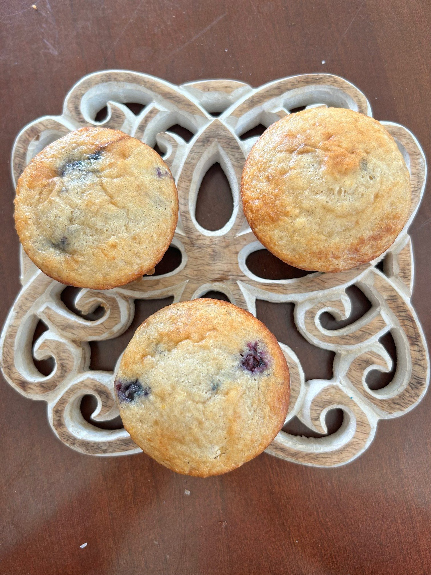 High Protein Lemon Blueberry Muffins